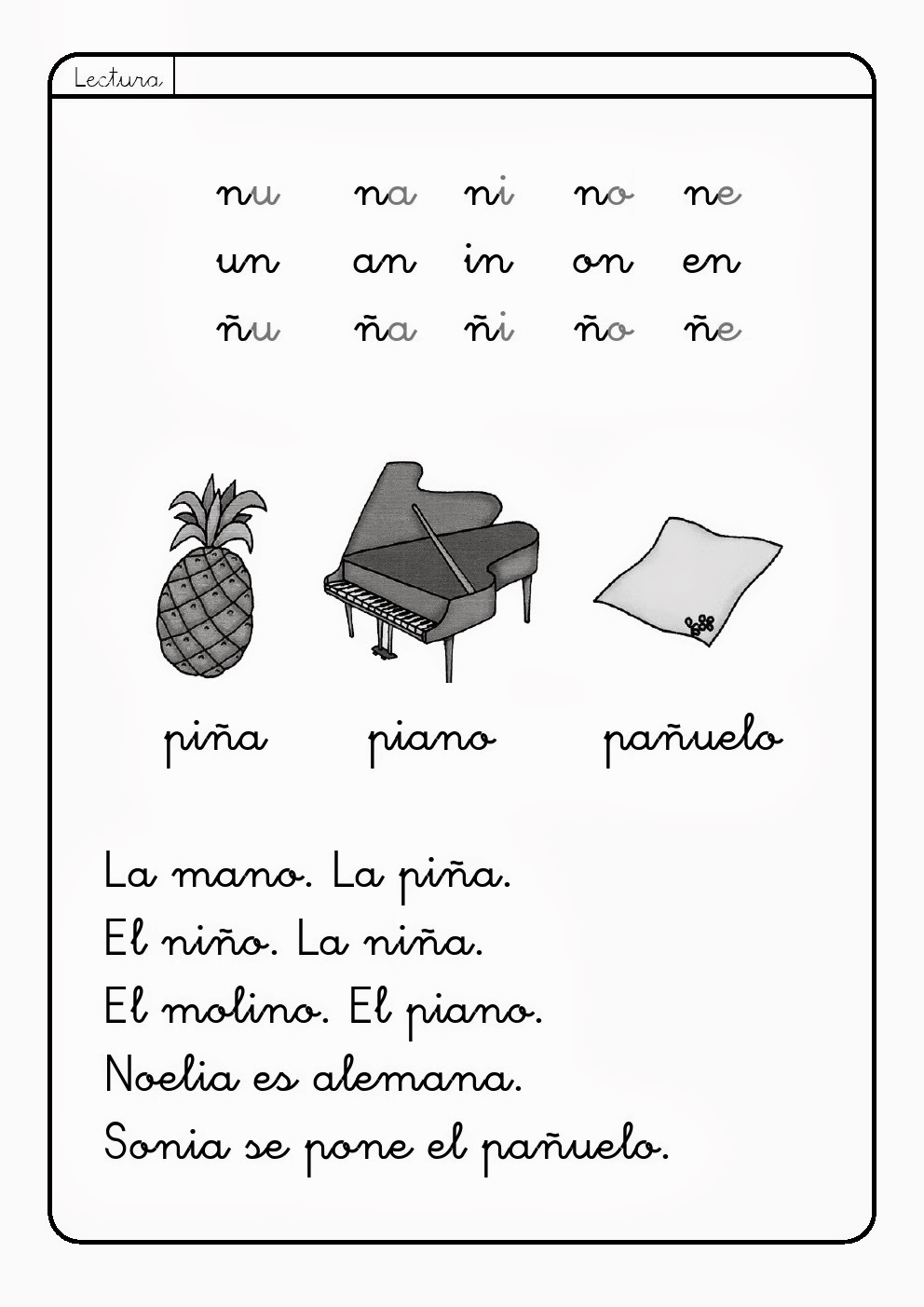 Letra Ñ | ñ ~ La Eduteca