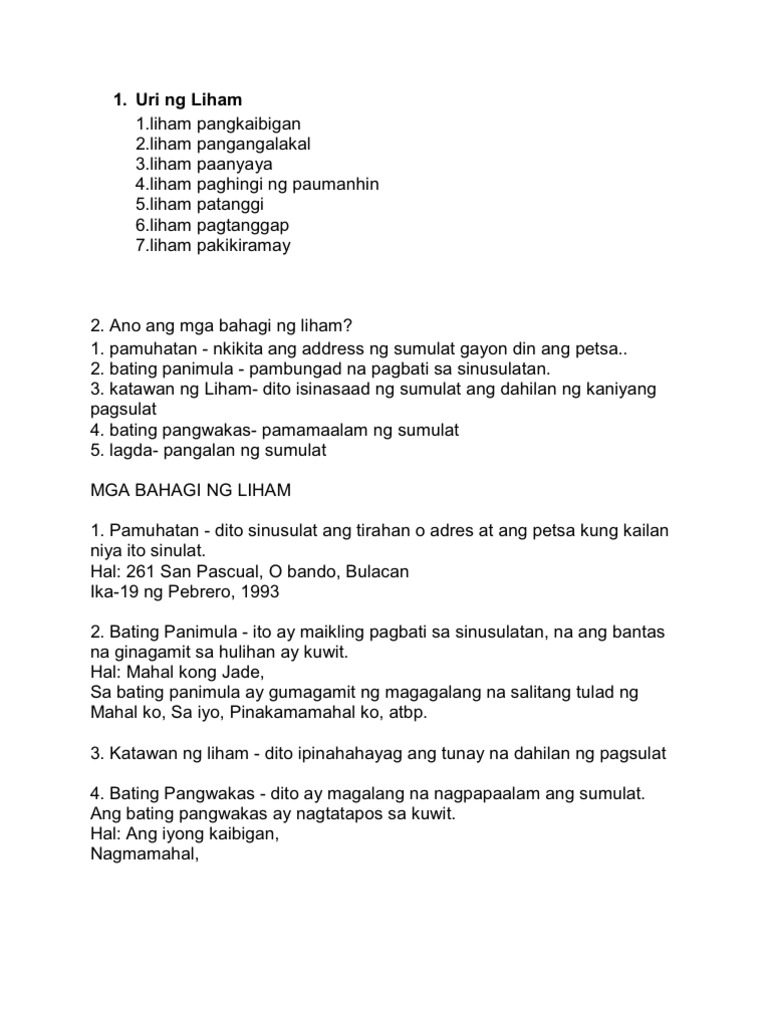 liham paanyaya - philippin news collections