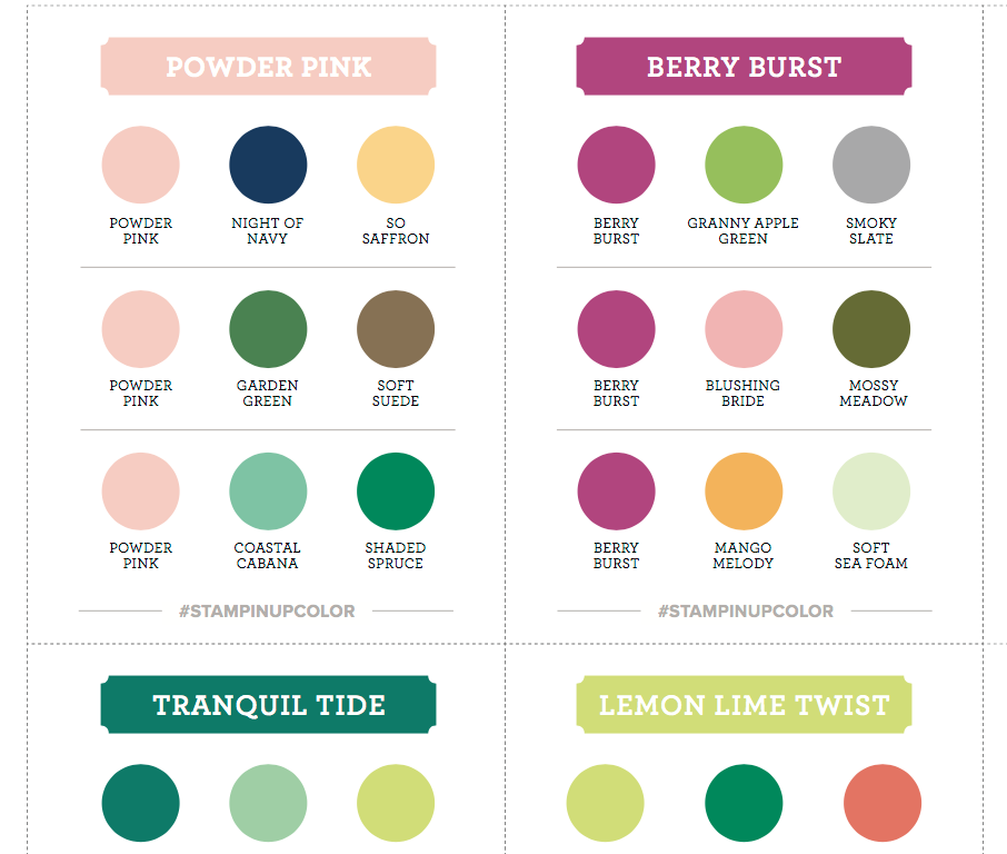 scrimpingmommy: Colour charts and download resources for 2018 Stampin ...