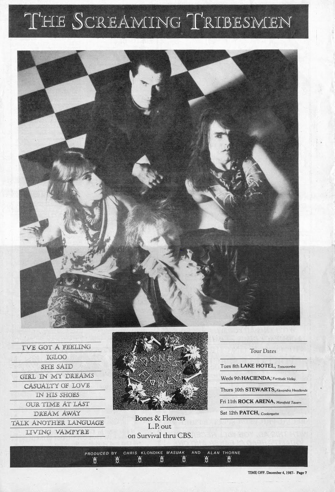 That Striped Sunlight Sound: the SCREAMING TRIBESMEN ARE BACK