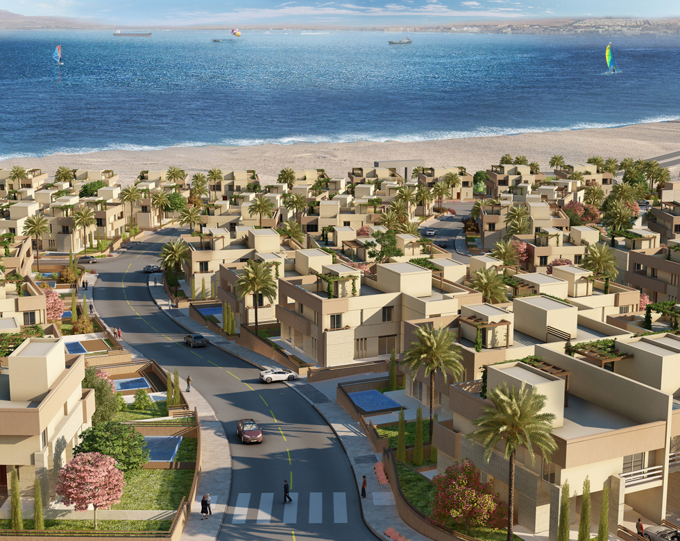 Luxury houses, villas and hotels: Marsa Zayed - Aqaba, Jordan / project