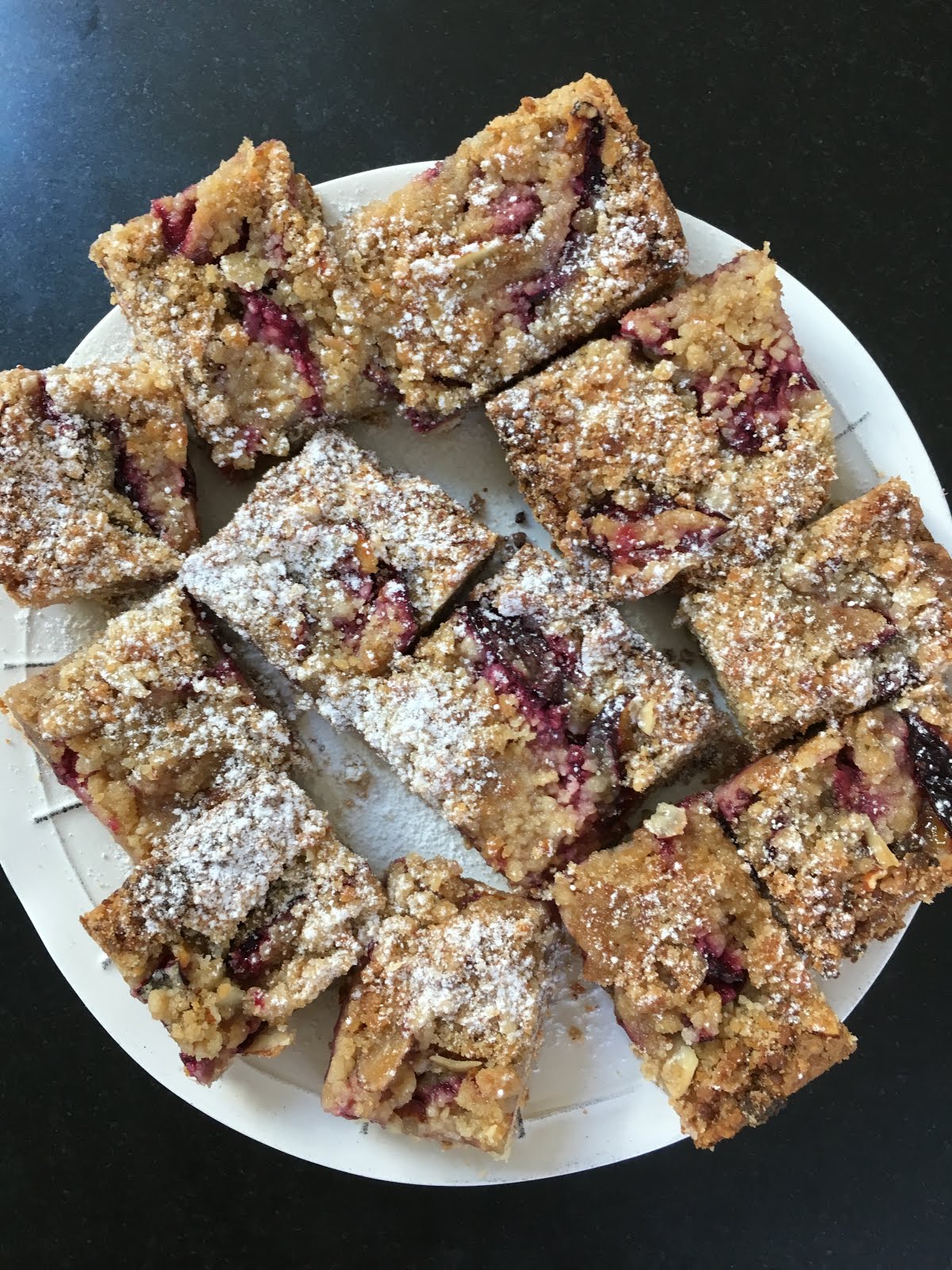 The Cook's Tour: Food.Baking.Travel.: Plum Squares with Marzipan Crumble