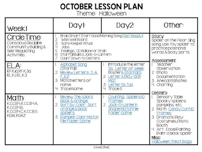 October Lesson Plans: Halloween | Mrs. Limar's Stars!