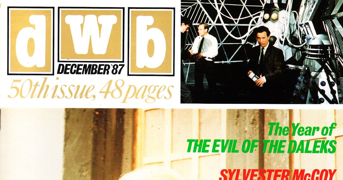 STARLOGGED - GEEK MEDIA AGAIN: 1987: DOCTOR WHO BULLETIN/ DWB ISSUE 50