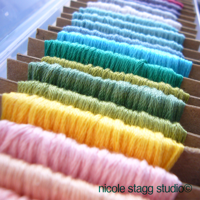 Embroidery Floss Organizing Update - Nicole Stagg Studio
