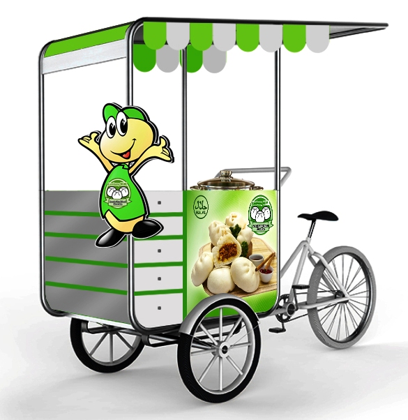 Gerobak Becak-Gerobak Sepeda-Gerobak Bakpao Keliling | Gerobak Unik Bandung