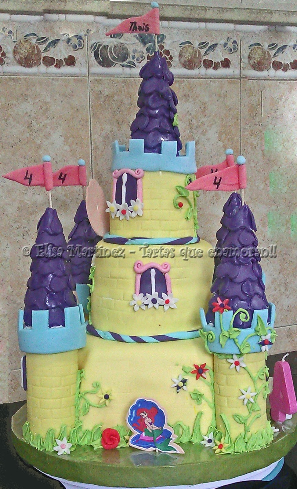 Tartas que enamoran!!: Pastel Castillo Princesas Disney