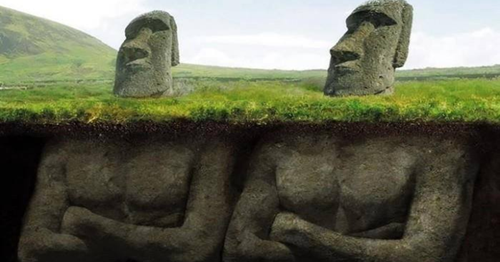 Patung-Patung 'Kepala Raksasa' Moai di Pulau Paskah Ternyata Benar ...