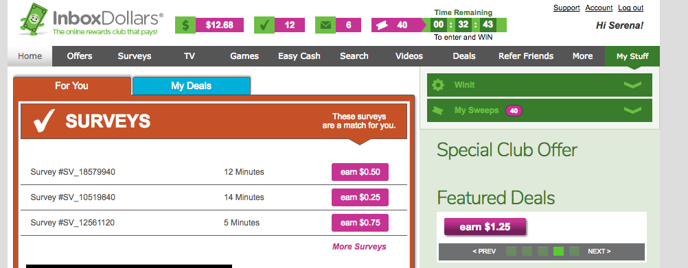 Money.: InboxDollars