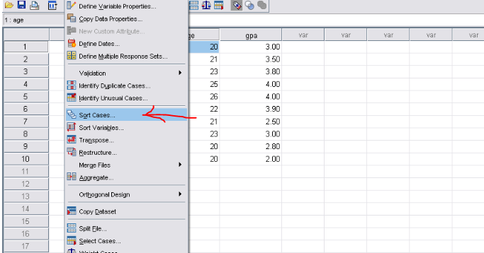 how-to-analyze-data-using-spss-part-4-how-to-sort-data-in-spss