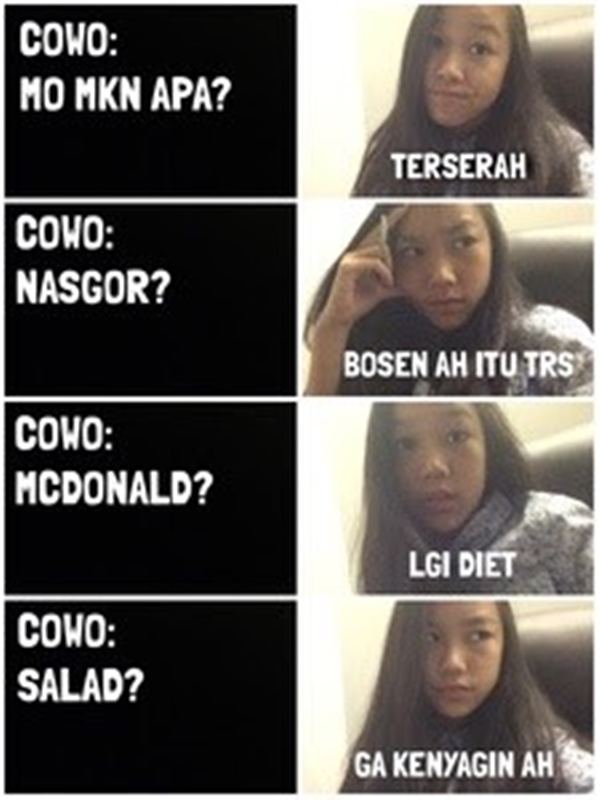 Fakta Lucu : Meme 'Cewek Susah Dimengerti' Ini Bikin Terpingkal-Pingkal ...