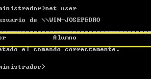 Análisis y Programación: Comando Net User de Windows
