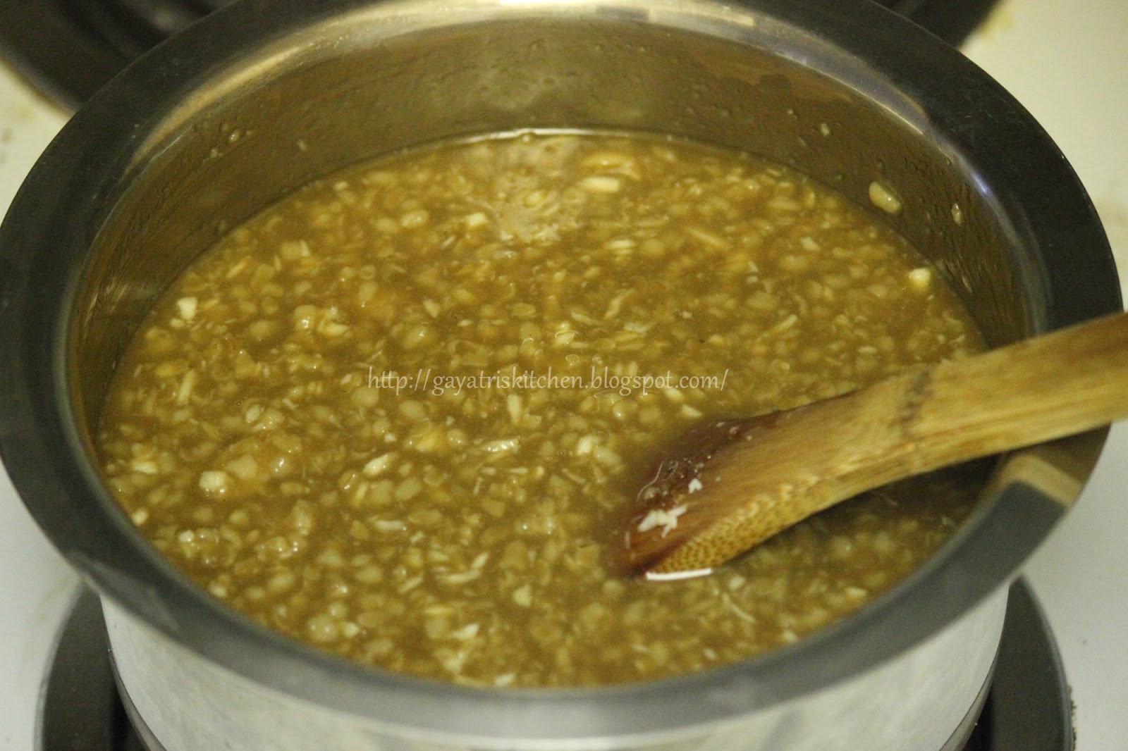 Gayatri's Kitchen: HUGGI | ಹುಗ್ಗಿ | गव्हाचि खीर | Gavhachi Kheer ...