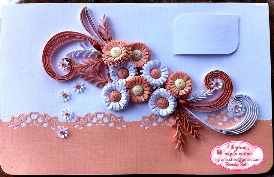 Filigrana - Quilling en Chile: Algunas tarjetas de filigrana :)