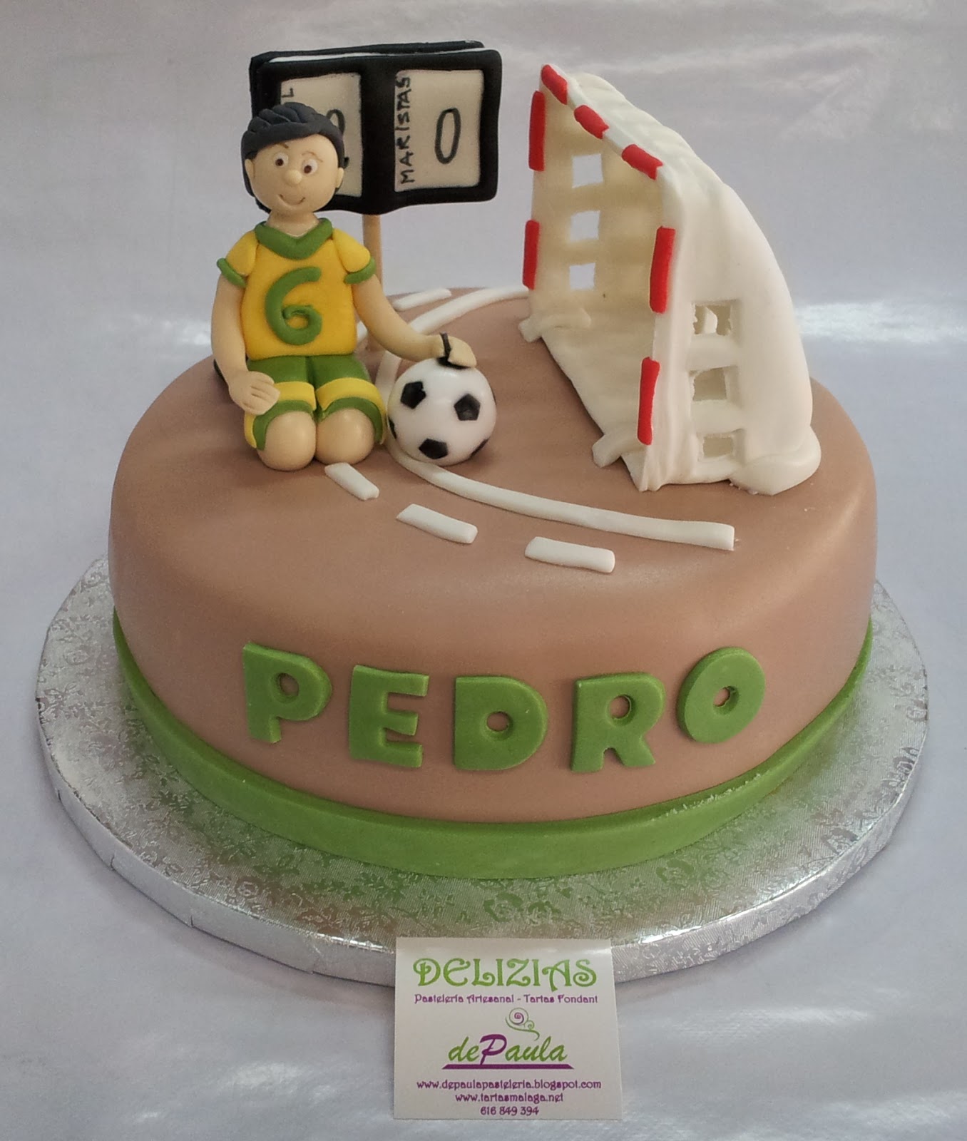 Tartas Málaga - Delizias de Paula : Tarta Deporte Balonmano