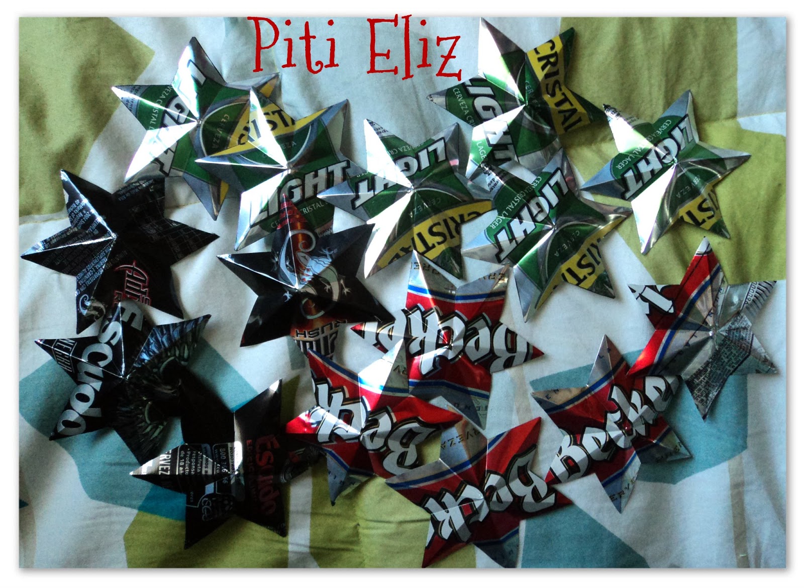 Tiempo LibRRRe: DIY: Estrellas de Latas