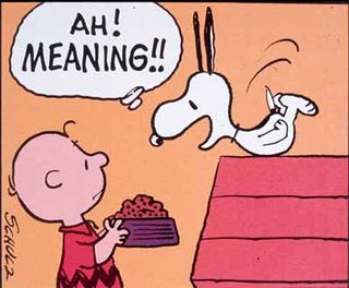 Writing In The Crosshairs: THE ZEN OF SNOOPY