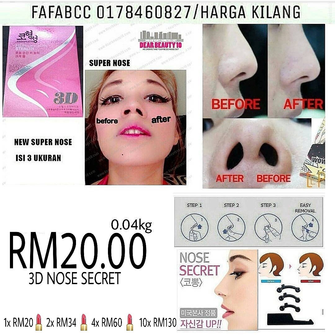 Grosia Skin Original: Nose Secret 3D Pemancung Hidung Instan