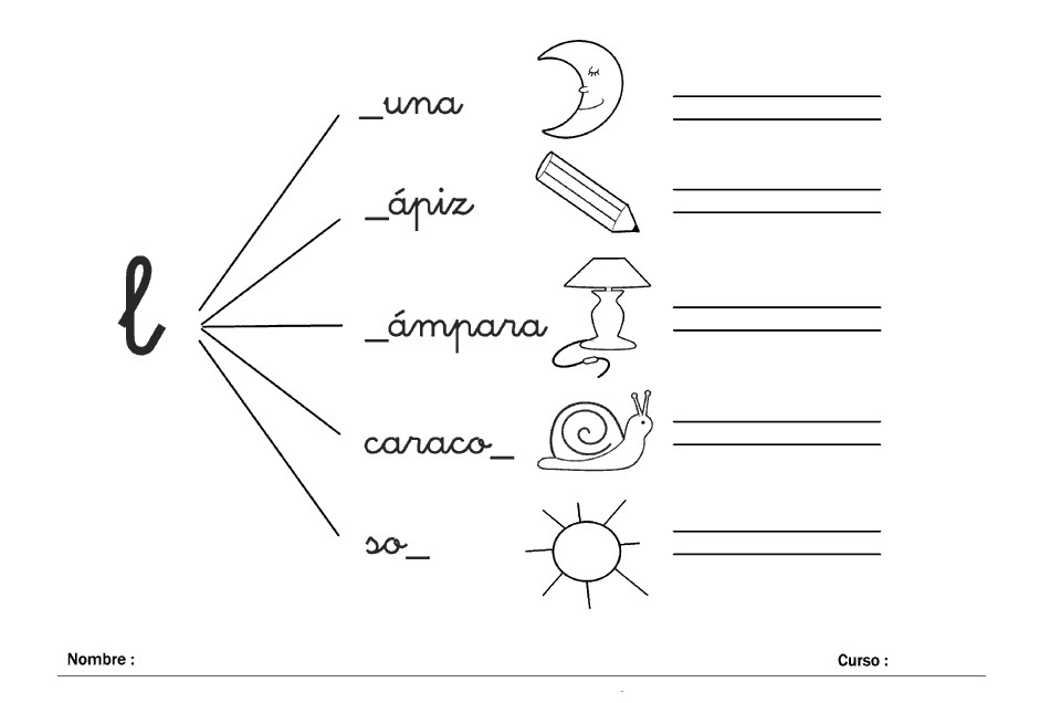 Cosa con la letra l - Imagui