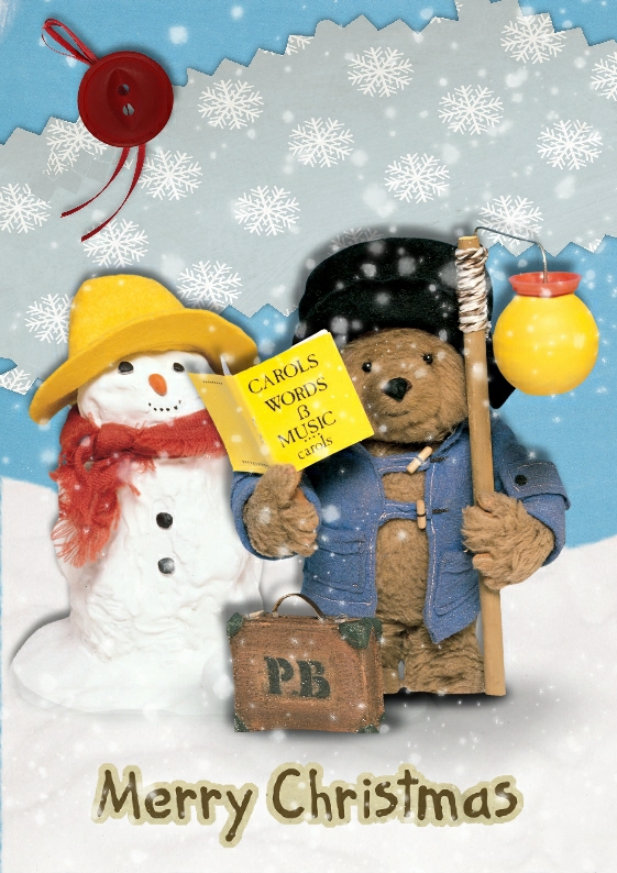 What Katy Did Next: Digital Paddington Bear Christmas Card