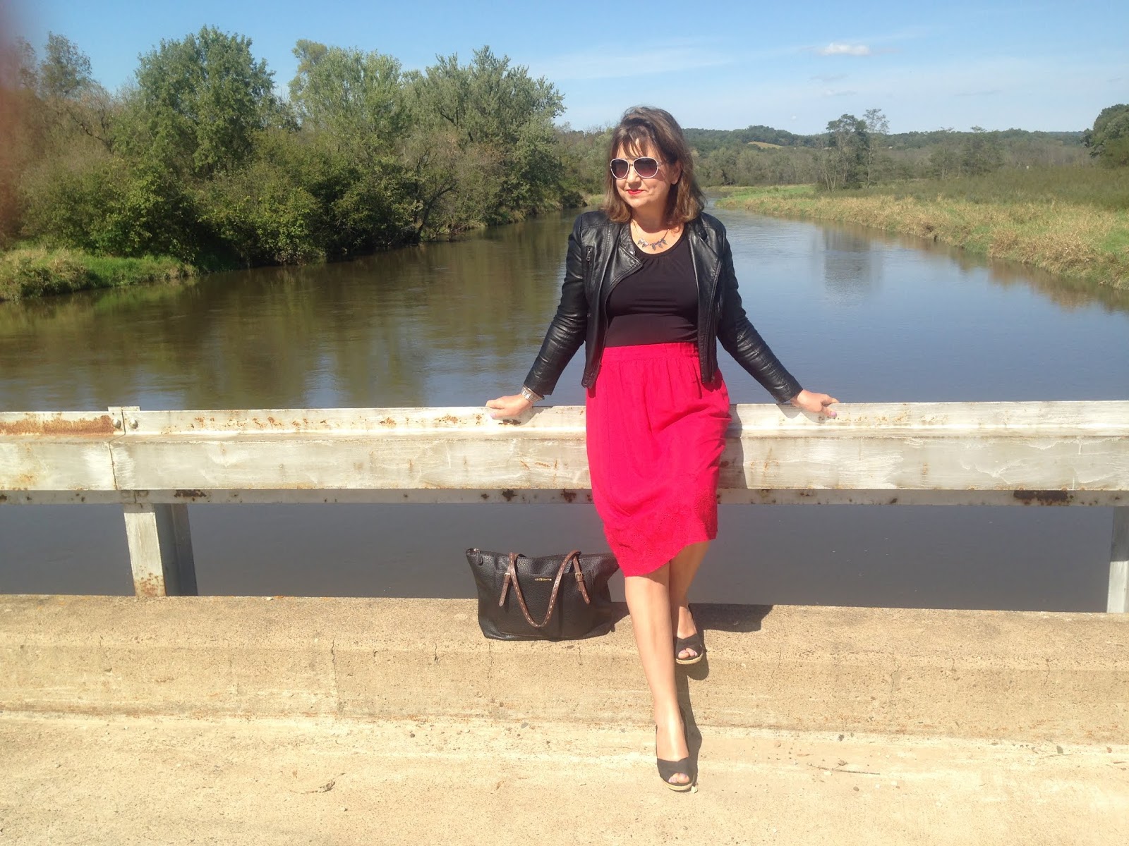 Amy's Creative Pursuits: How To Style A Summer Skirt For Fall