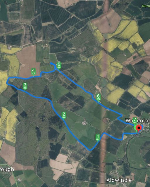 aliwalks : Wednesday 01 August. Lyveden Way from Wadenhoe
