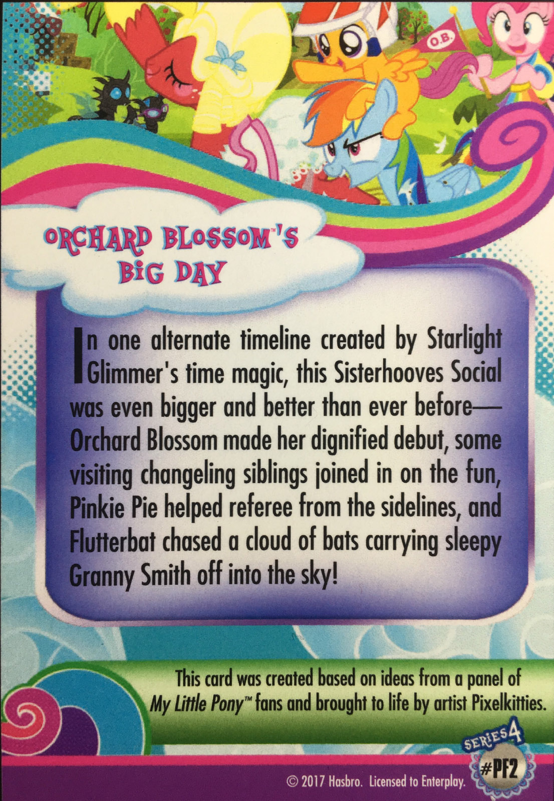 My Little Pony Orchard Blossom's Big Day Series 4 Trading Card | MLP Merch