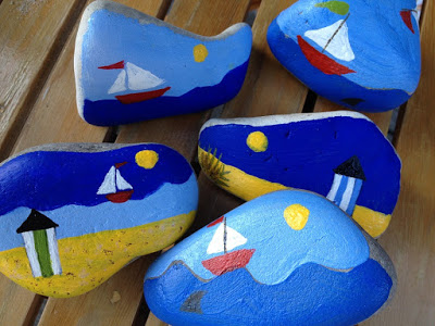 Acrylic Painting And Crafty Ideas: Acrylic Painting On Rocks
