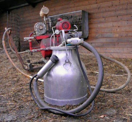 kinderboerderij winschoten: melkmachine