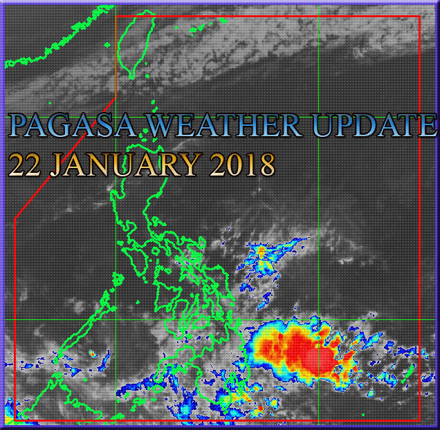 PAGASA Weather Update for today, 21 January 2018. - PH Trending