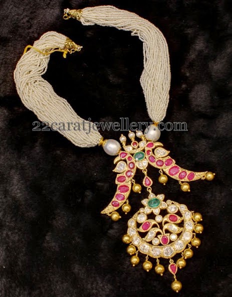 Bunch of Pearls Layers Long Chain - Jewellery Designs