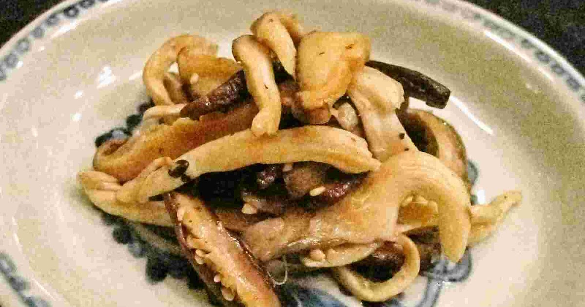 Recipes for Tom: Kinoko no namuru / mushroom namul saute
