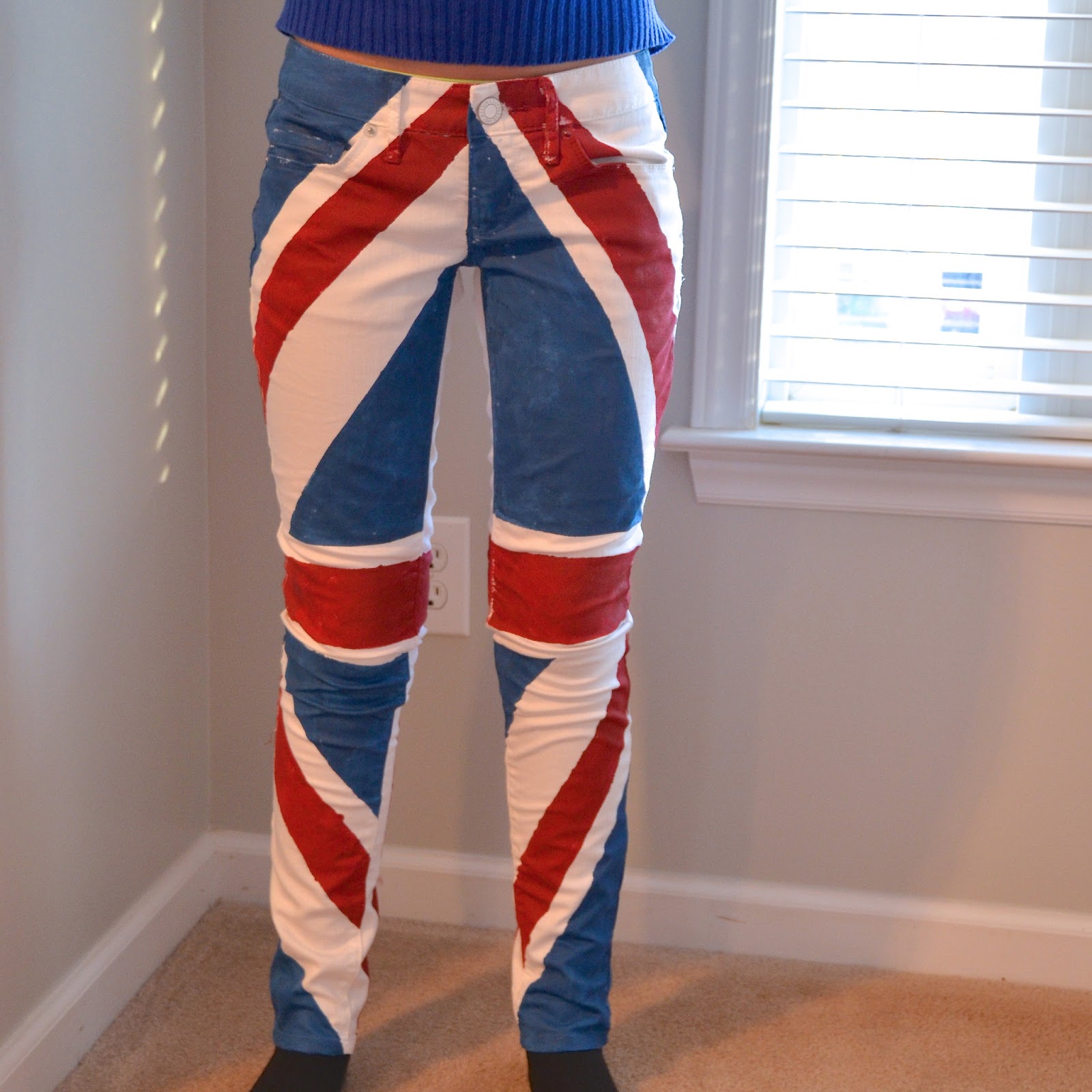 Control Freak and Chaos: DIY Union Jack Jeans