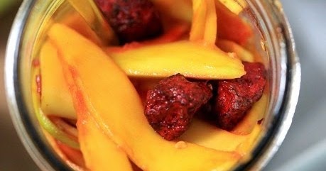 Manisan Mangga Muda dengan Kiamboy Merah | Just Try & Taste