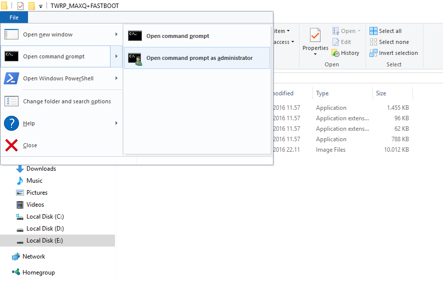 Tutorial Pasang TWRP dan ROOT Andromax Q dengan Fastboot PC ~ ShatanID