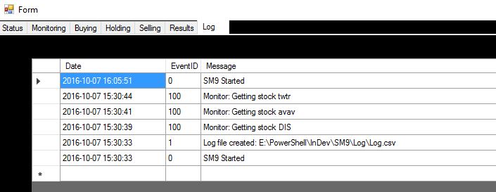 Recording a Data in a Log