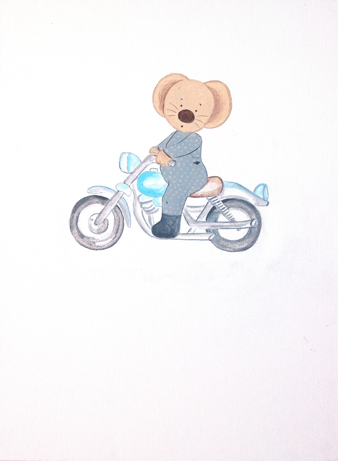 illusions d'enfants: Ratoncito en moto