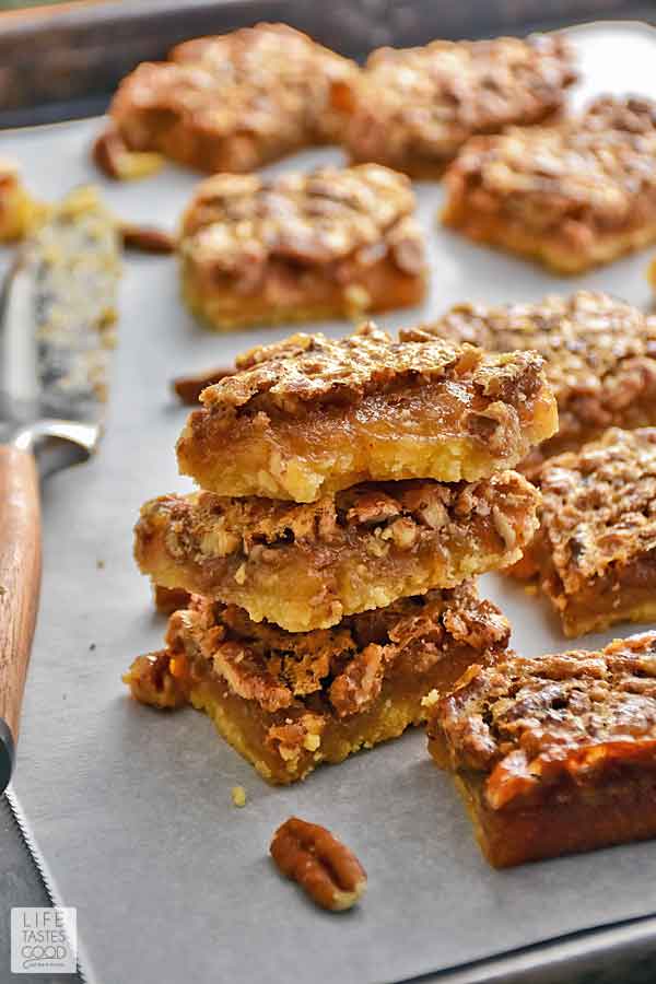 The Best Pecan Pie Bars | Life Tastes Good
