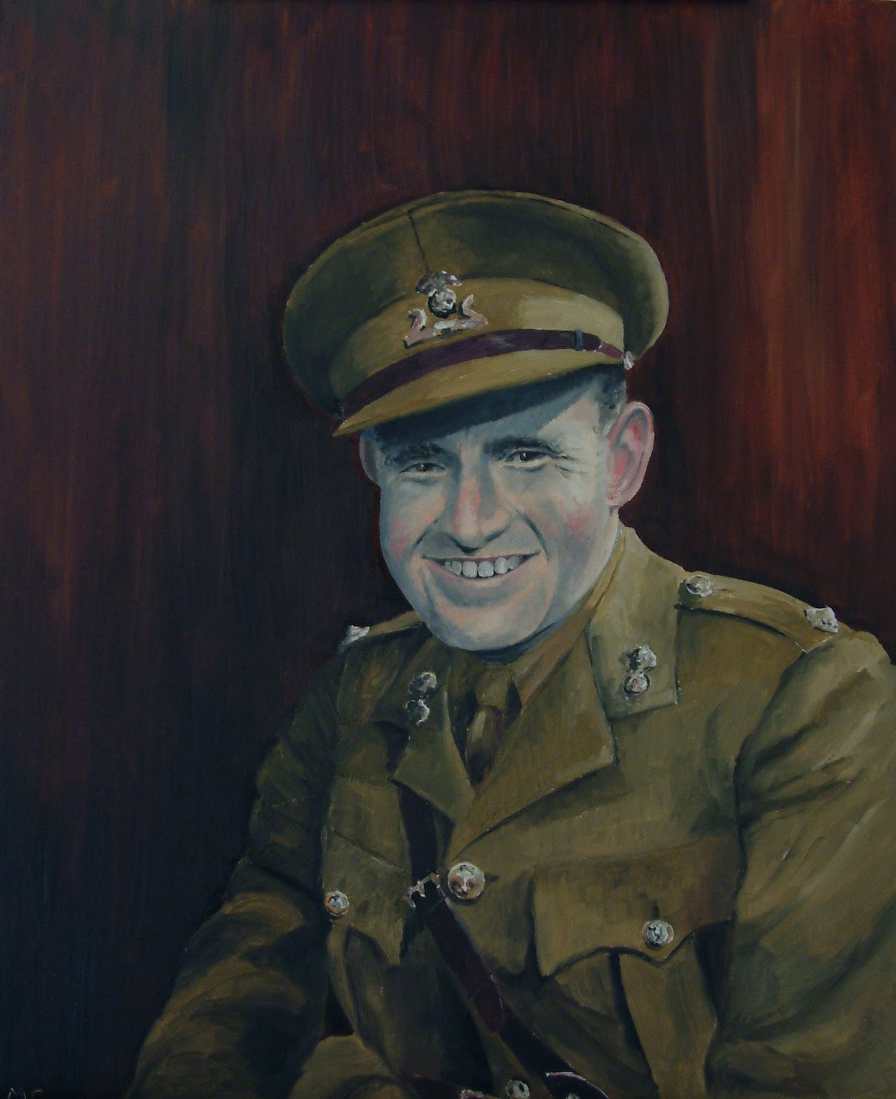 Carmarthen Artist: Portrait of a Lieutenant