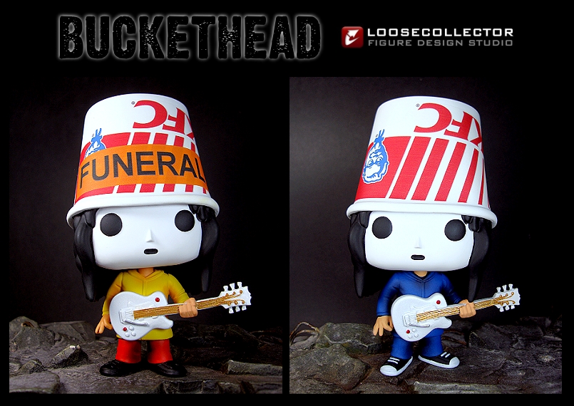 Loosecollector Custom Figures Archive: Buckethead (Funko POP style)