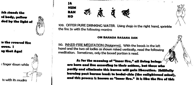 California Tendai Buddhist Monastery (CALTENDAI.ORG): Goma in English