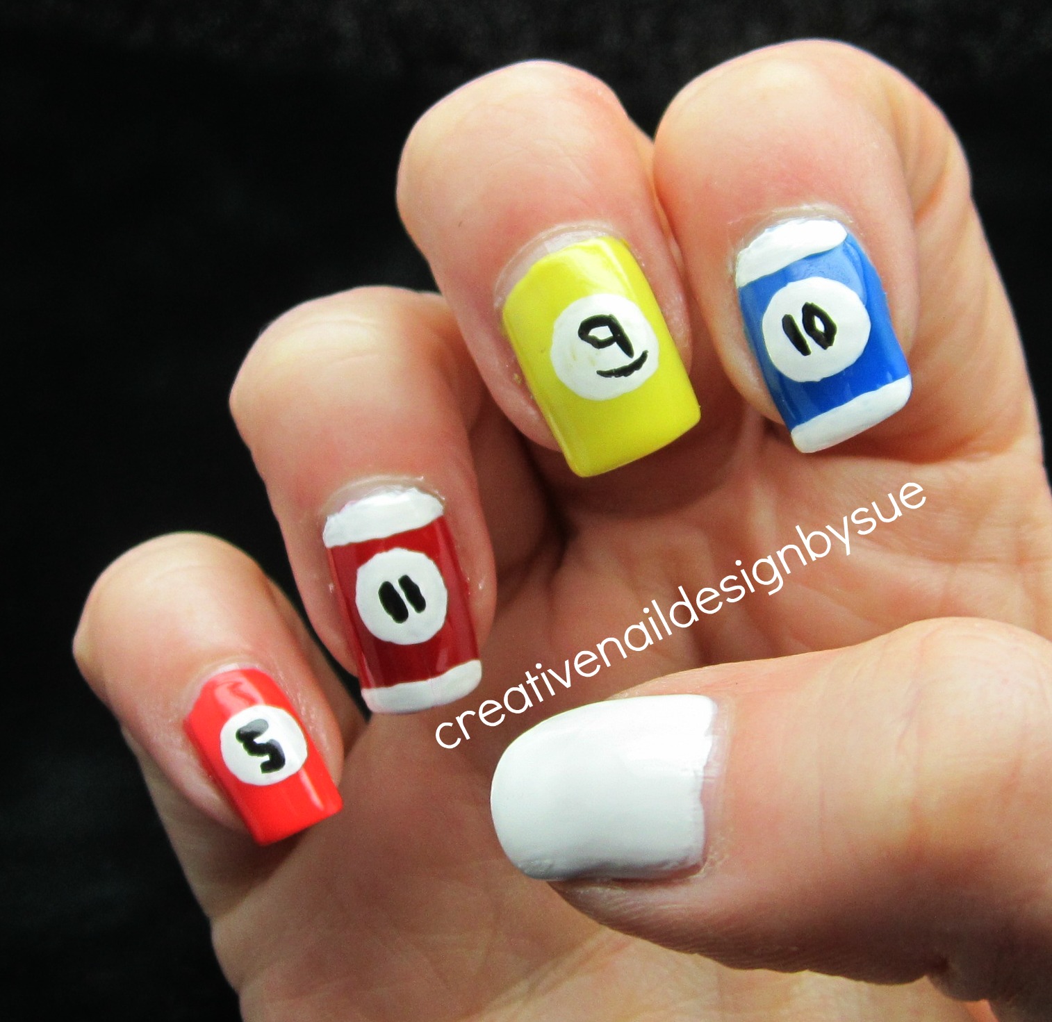 Creative Nail Design by Sue: Lazy Days Of Summer-Pool Party