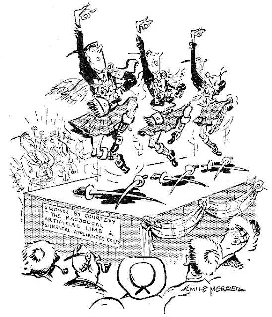 In praise of laughter: Emile Mercier at the Highland Games