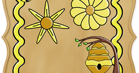 Pink's Poetic Scraps: Bumble Bee Frame