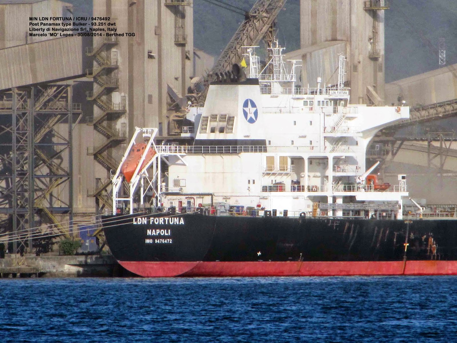 Santos Shiplovers: M/N LDN Fortuna / ICRU - Post Panamax type bulker em ...
