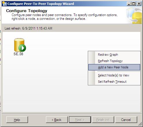 SQL Server Hints: Sample Replication Peer-To-Peer SQL Server 2008