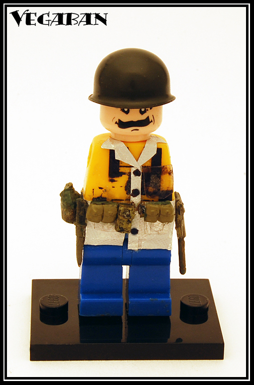 Relojes y más cosas....: Custom Lego Minifig. USMC en el Pacífico