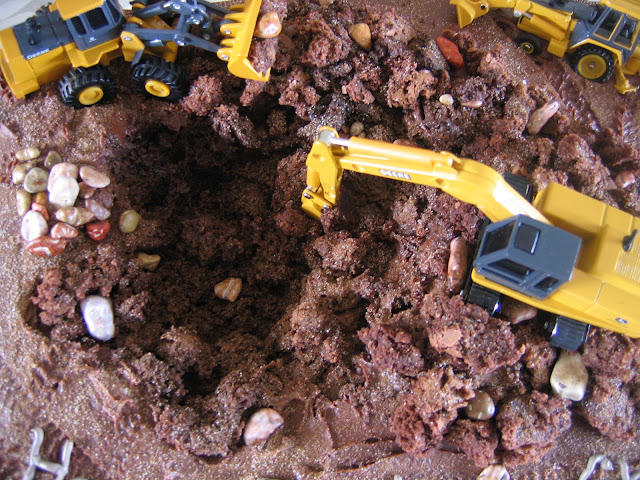 Cakes By Ruth: Excavation Construction Cake
