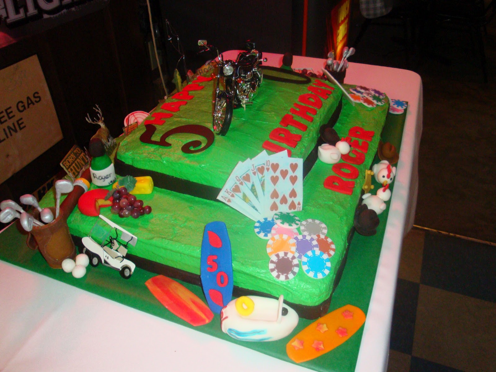 Sweet Thang's Confections: Roger's 50th Birthday "Hobby" Cake