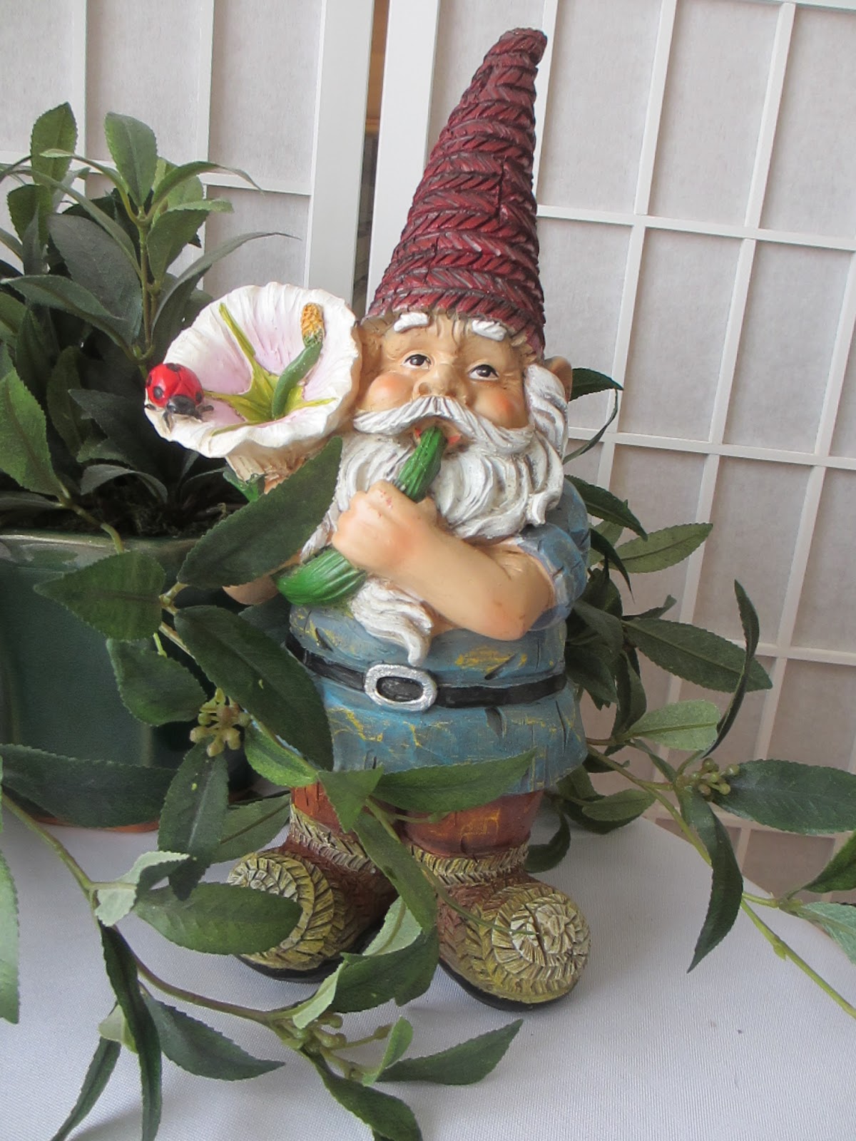 Table for One: Musical Garden Gnome Table